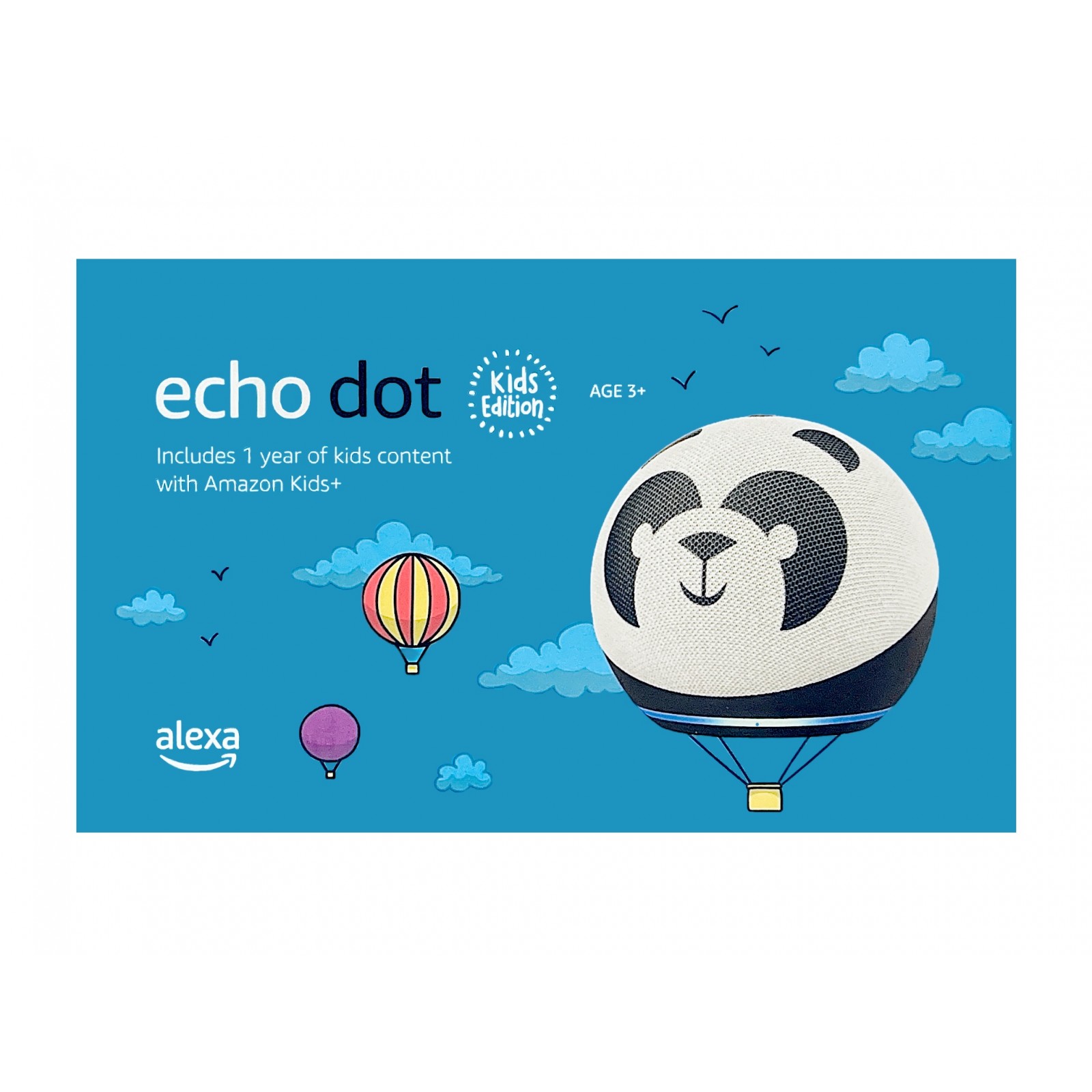 Echo Dot 4ª Geração Kids Panda Alexa