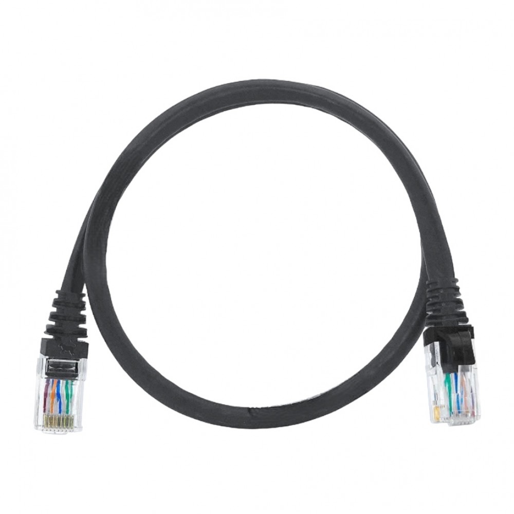Patch Cord Cat5e 0,50cm Furukawa Sohoplus Preto