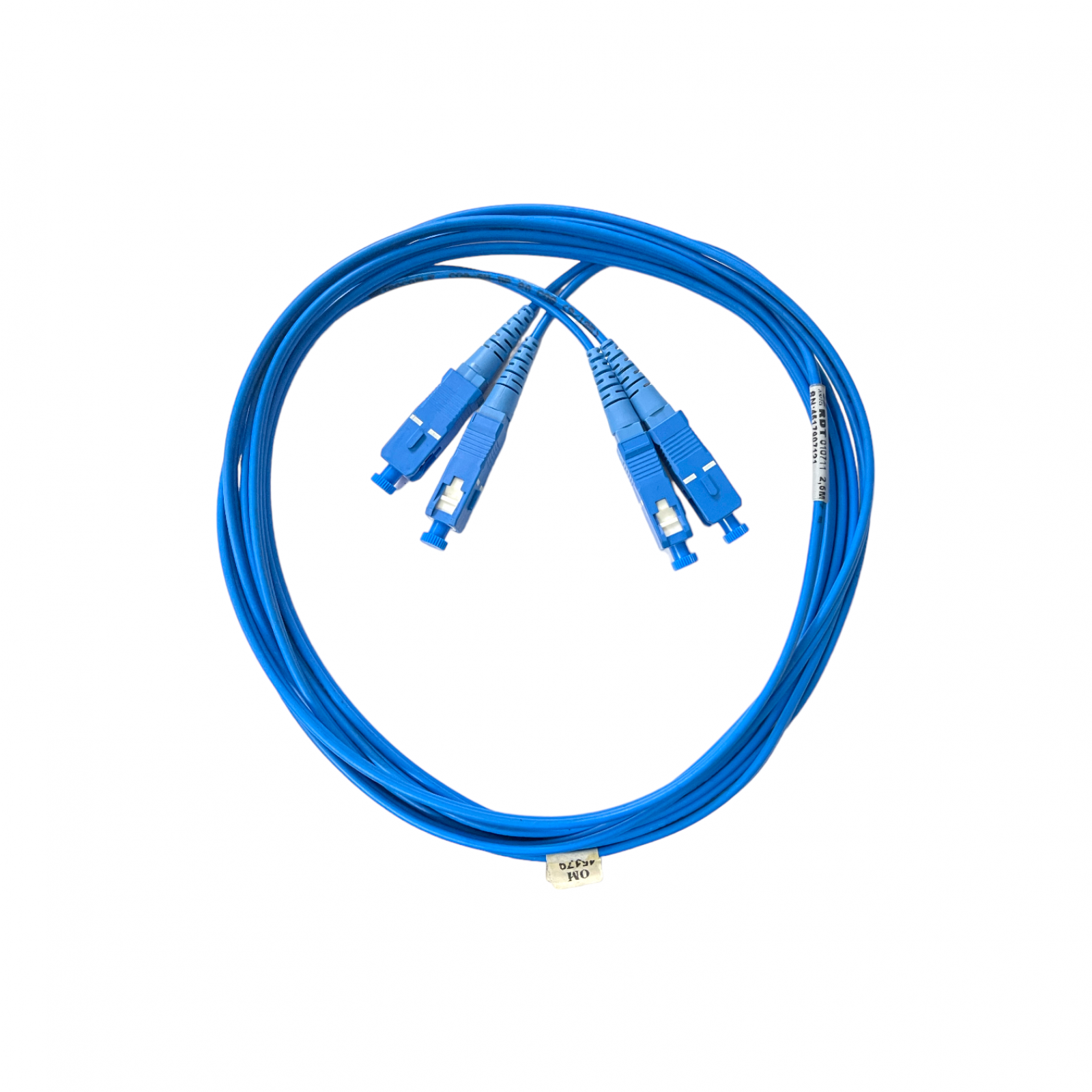 Cordão Óptico Duplex 9/125 Monomodo SC-PC/ SC-PC 2M Azul