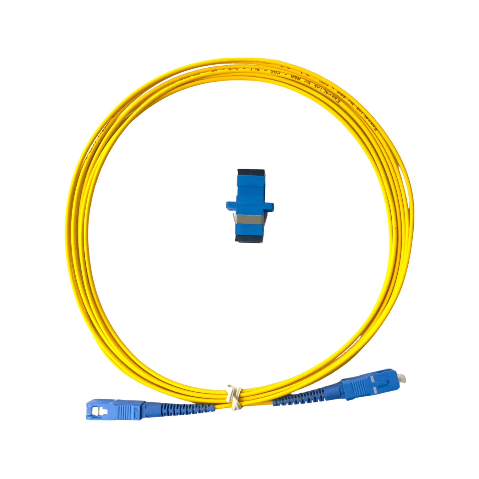 Cordão Óptico Simplex SM BLI SC-UPC/ SC-UPC LSZH Amarelo Easy 4 Link