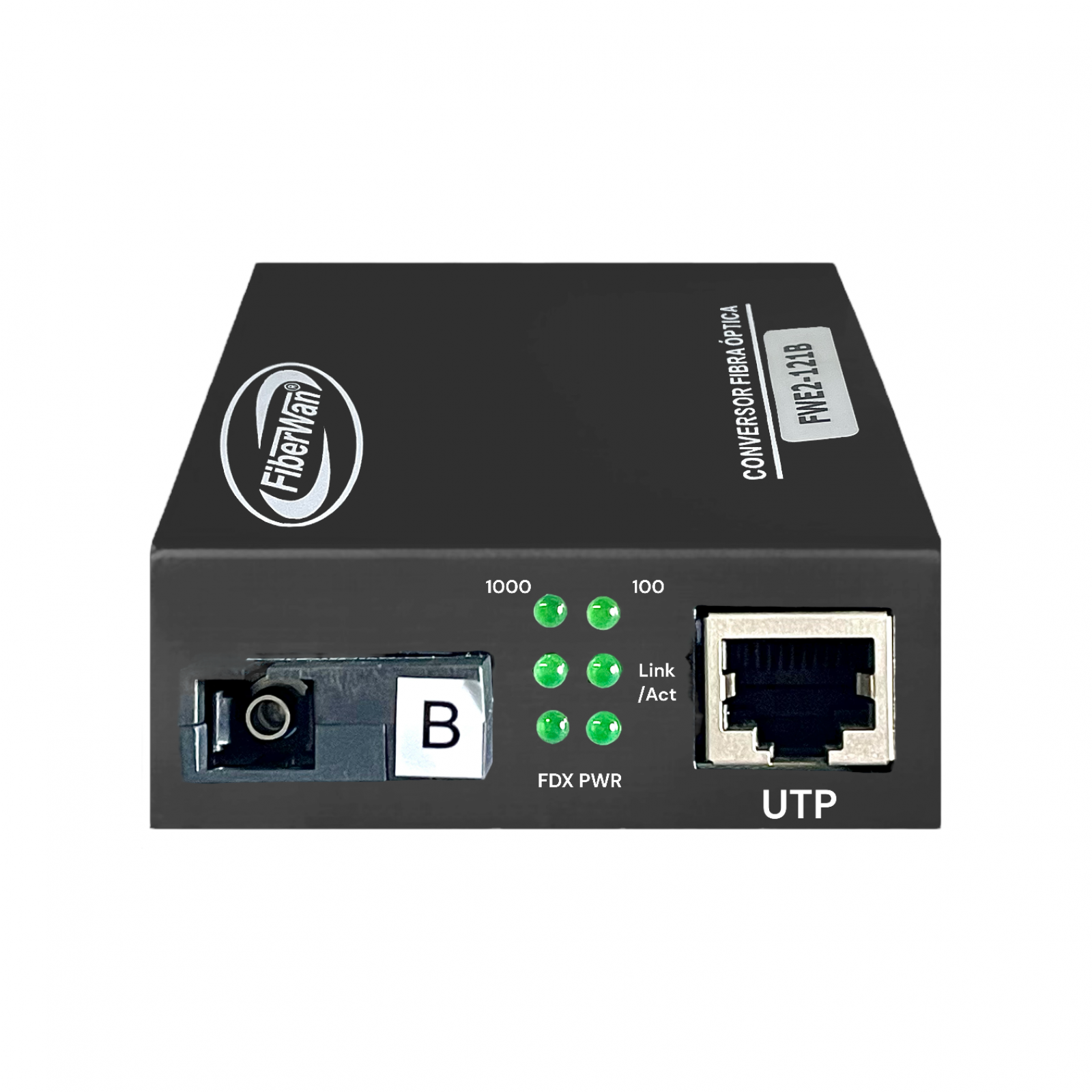 Conversor de Mídia Gigabit FWE2-121B Fiberwan