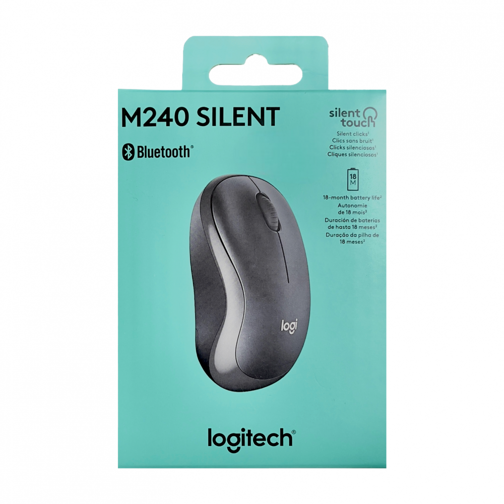Mouse Bluetooth M240 Silent Grafite Logitech