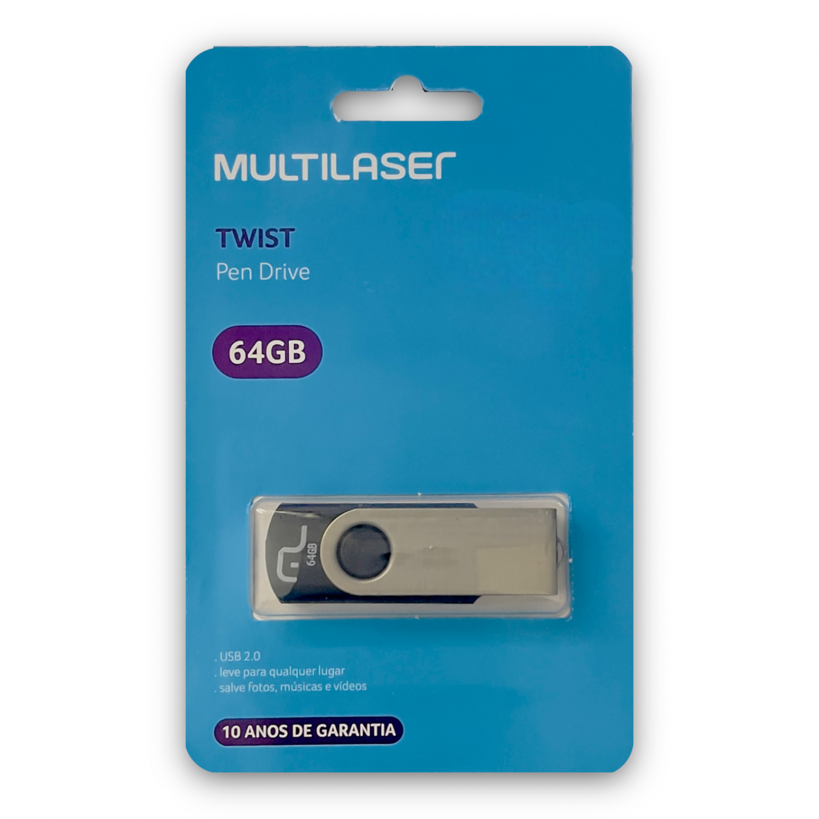 Pen Drive 64Gb Multilaser